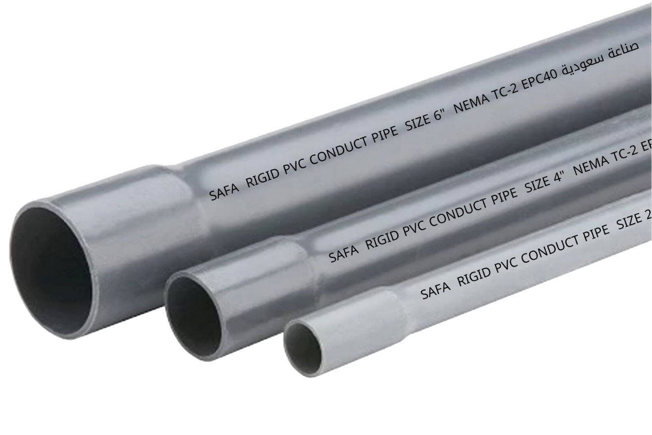Safa PVC Standard Pipes NEMA TC-8 & ASTM F 512 - SAFA ALARABIA FACTORY ...